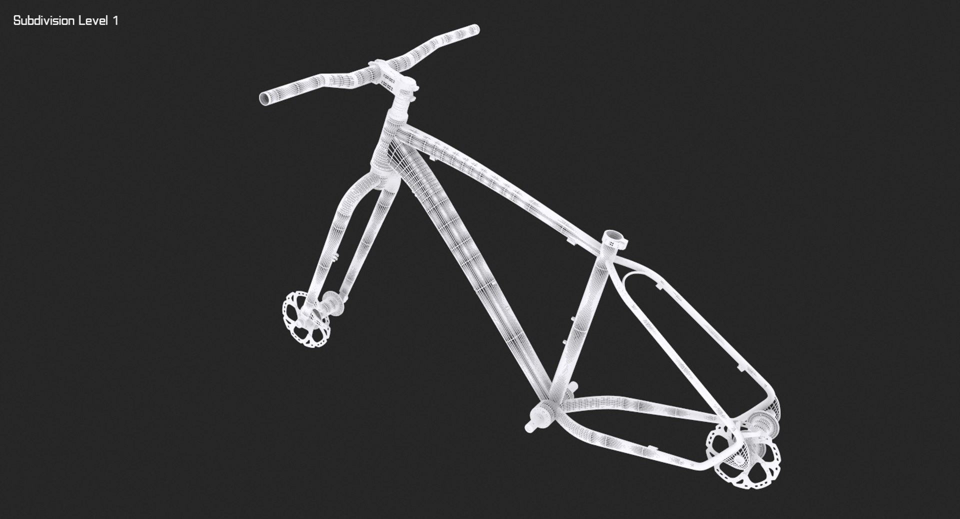 3d Mtb Frame Model