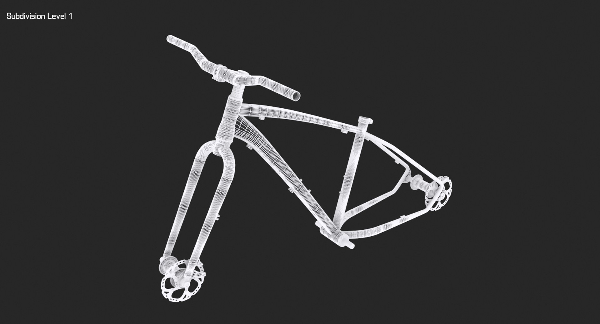 3d Mtb Frame Model