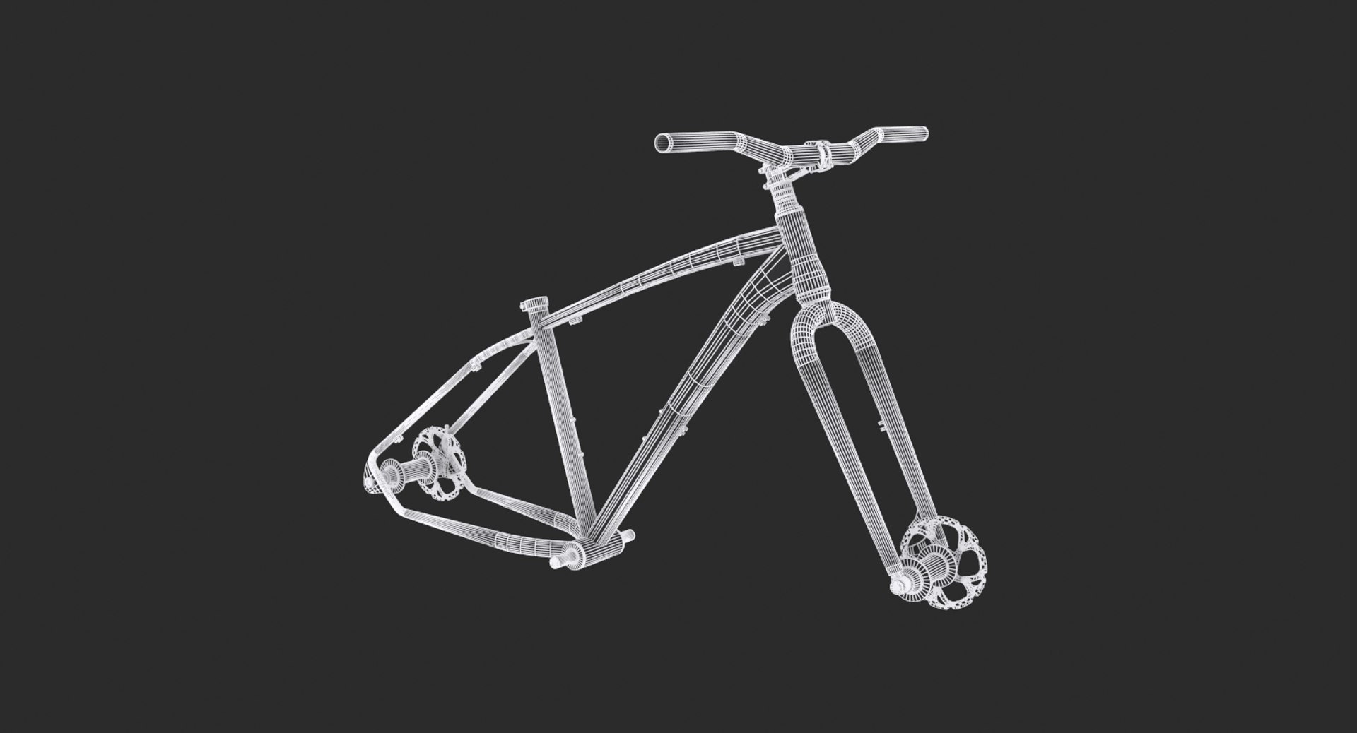3d Mtb Frame Model