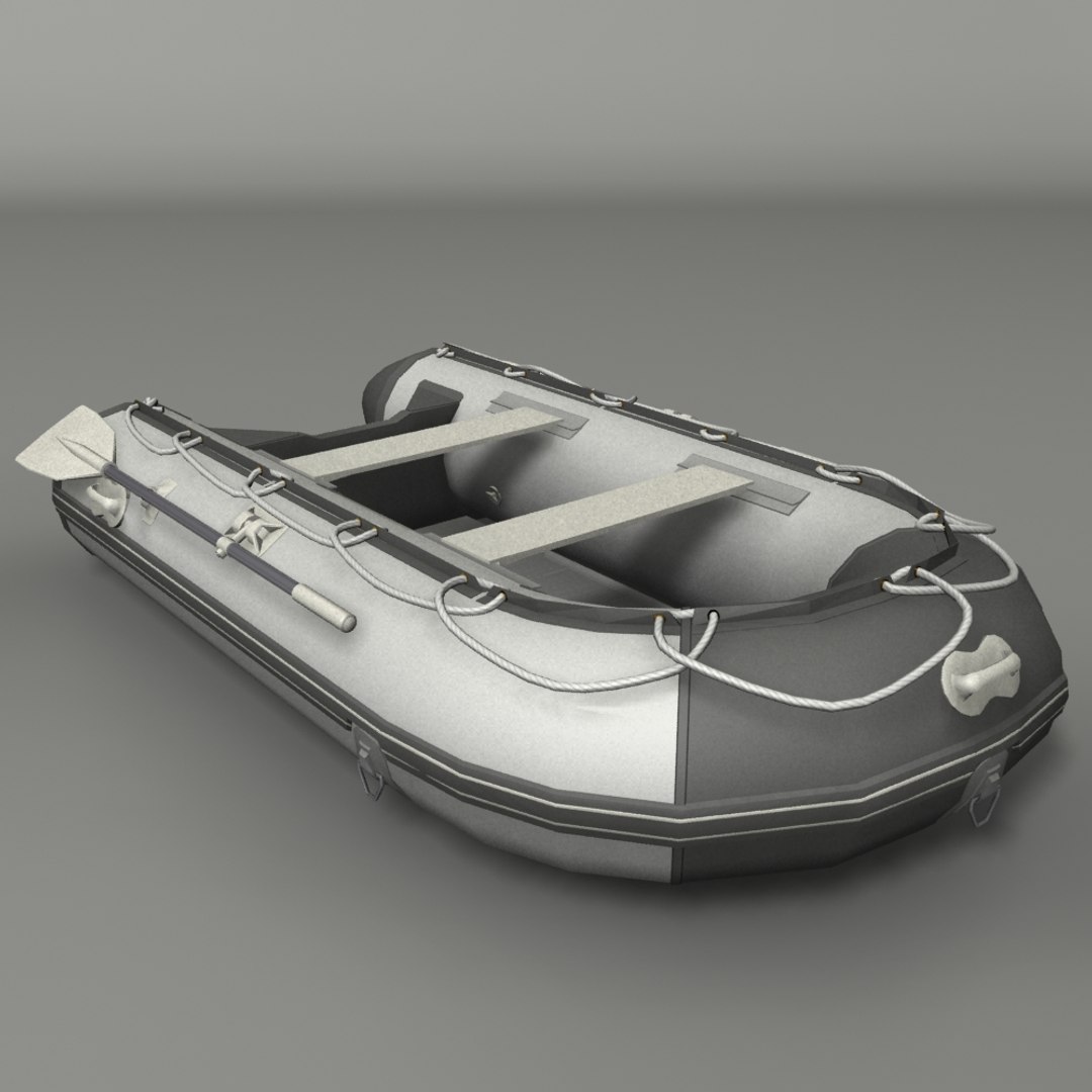 3d inflatable boat model