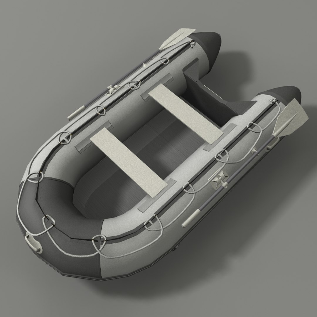 3d inflatable boat model