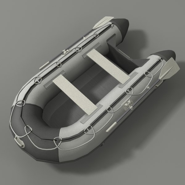 3d inflatable boat model