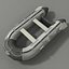 3d inflatable boat model