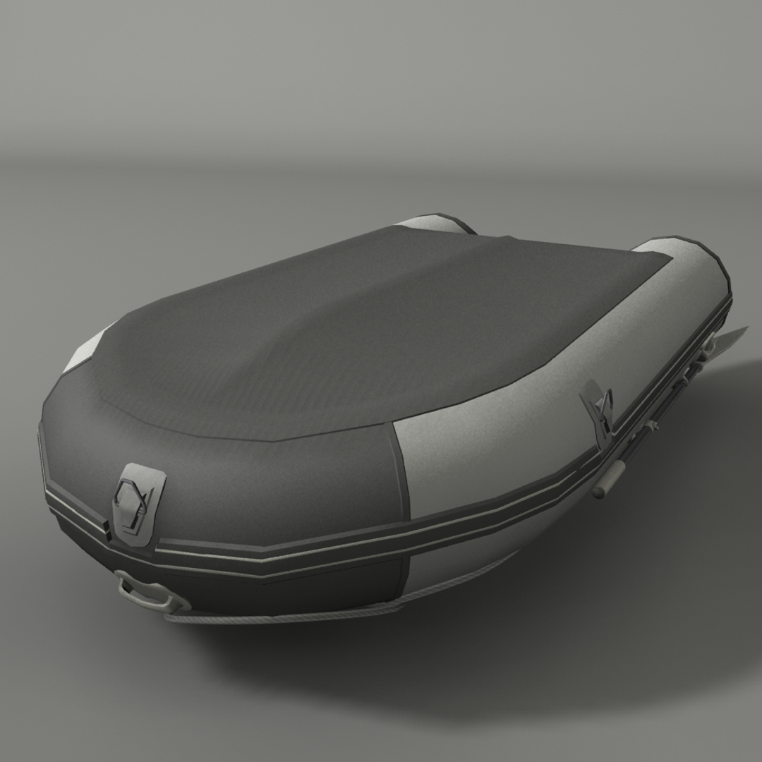 3d inflatable boat model