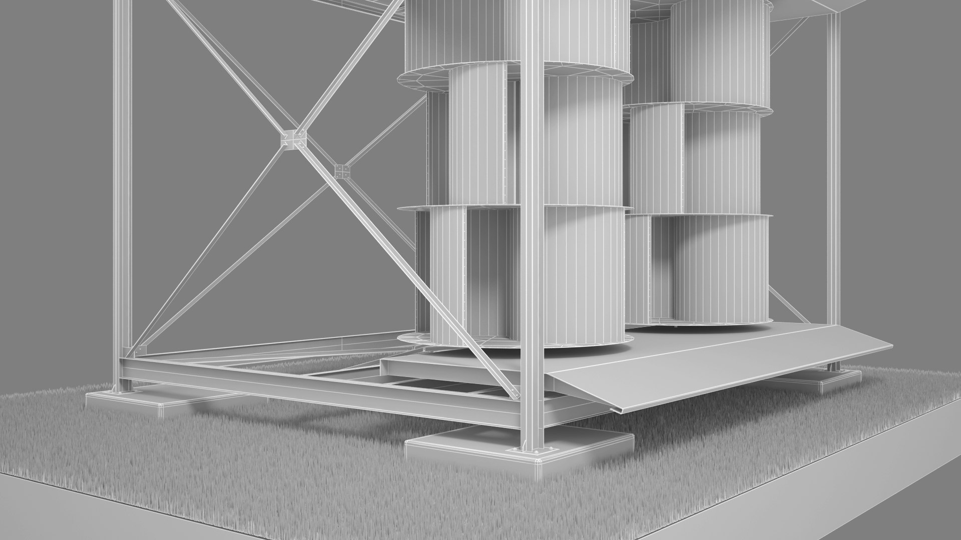 3D Small Wind Farm - TurboSquid 2032076