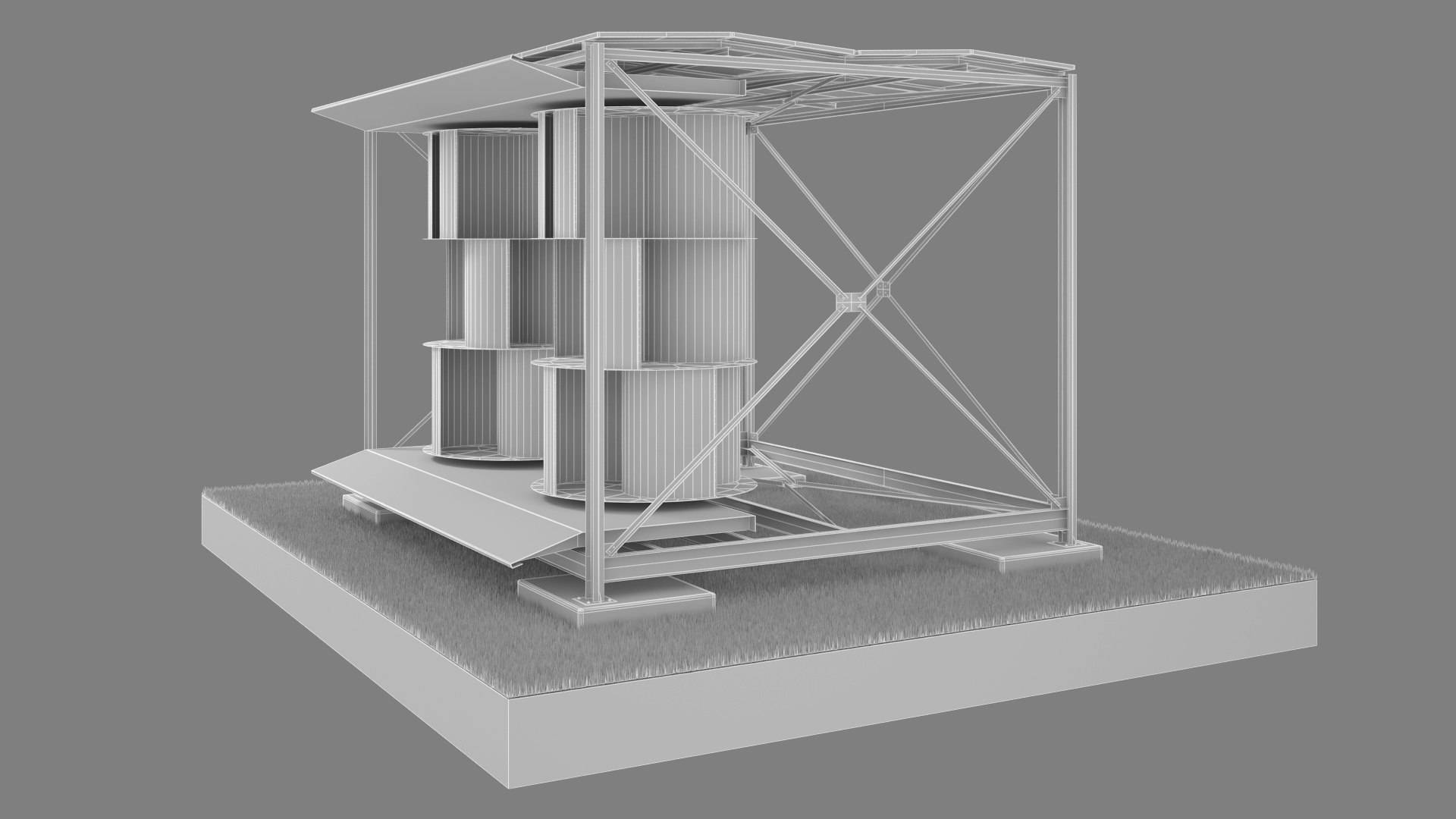 3D Small Wind Farm - TurboSquid 2032076
