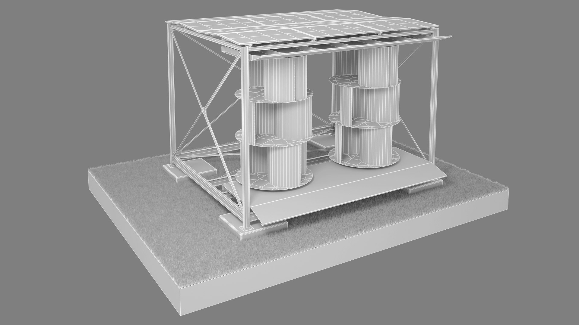 3D Small Wind Farm - TurboSquid 2032076