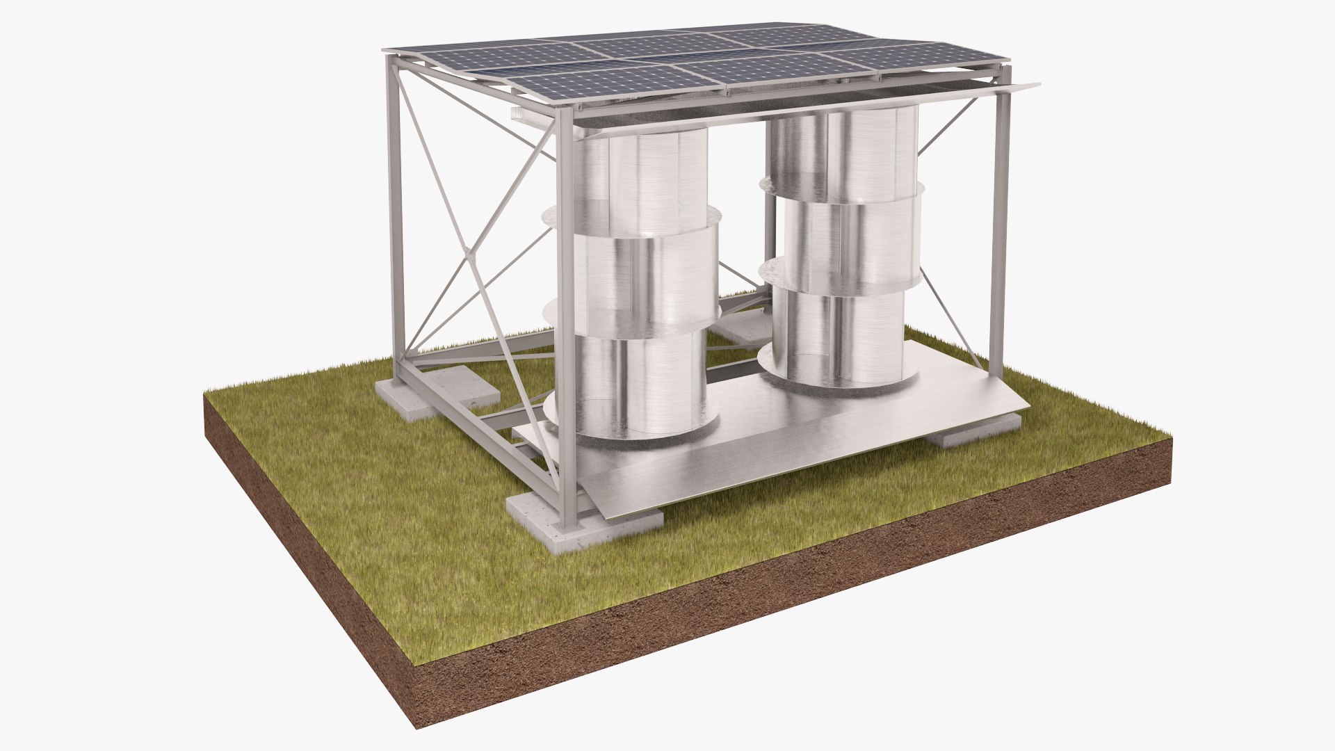3D Small Wind Farm - TurboSquid 2032076