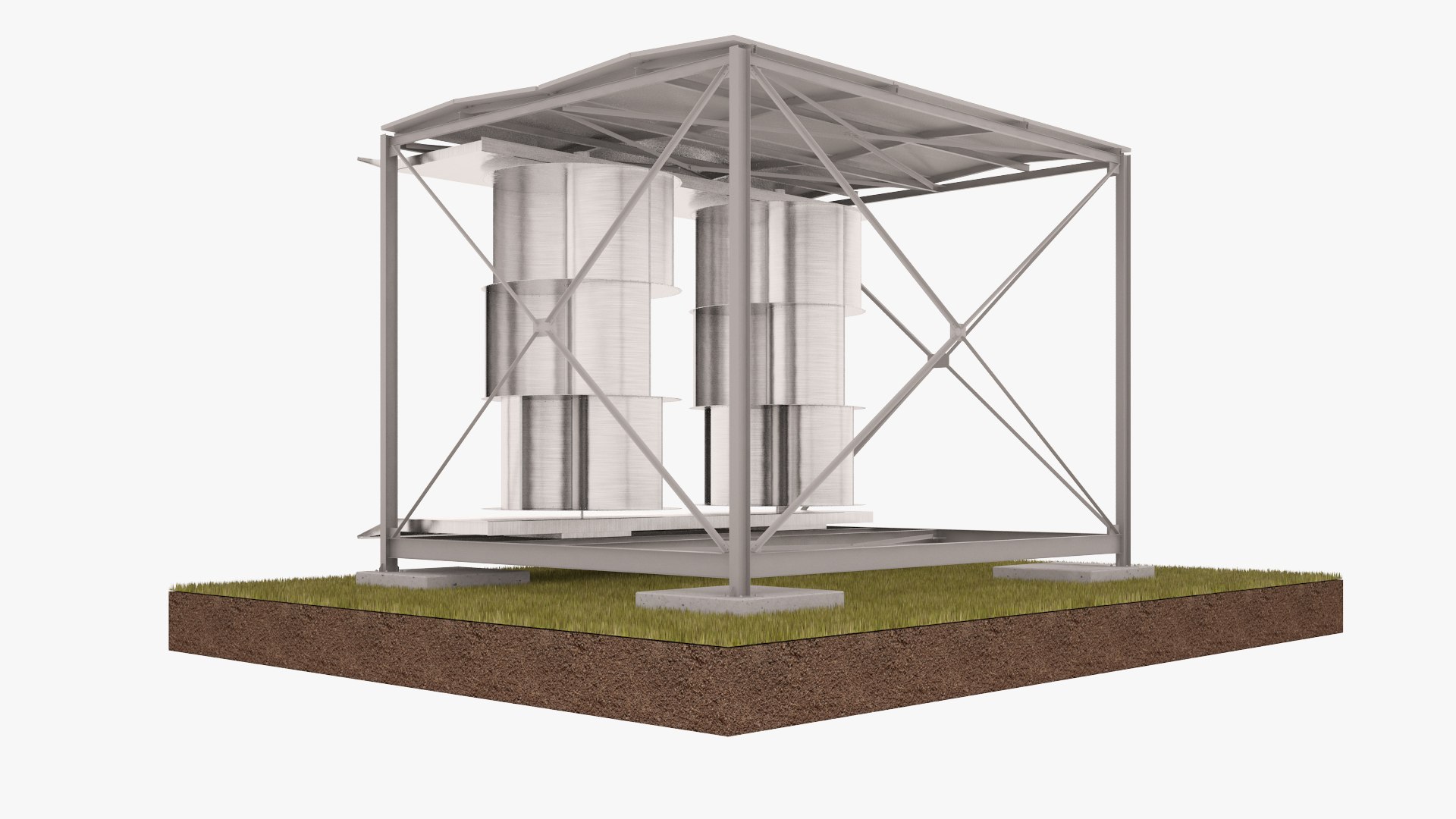 3D Small Wind Farm - TurboSquid 2032076