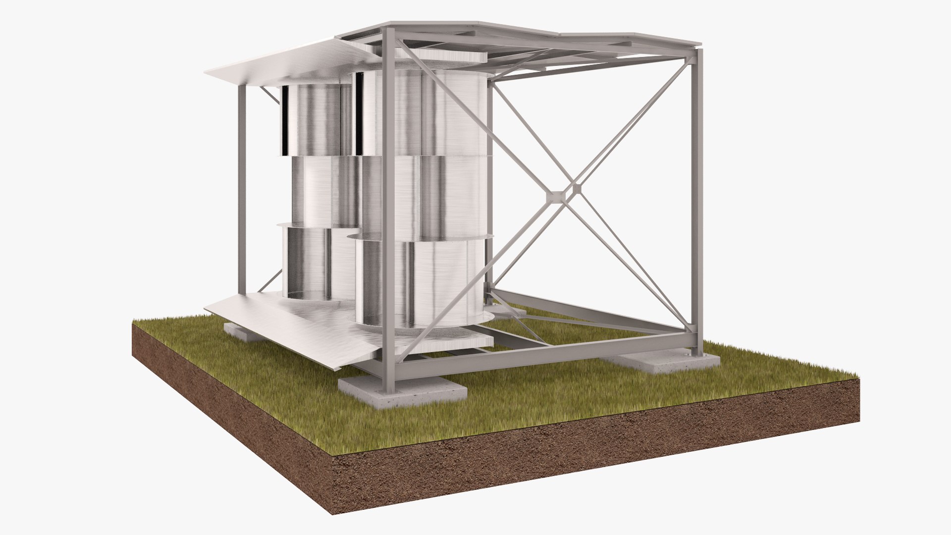 3D Small Wind Farm - TurboSquid 2032076