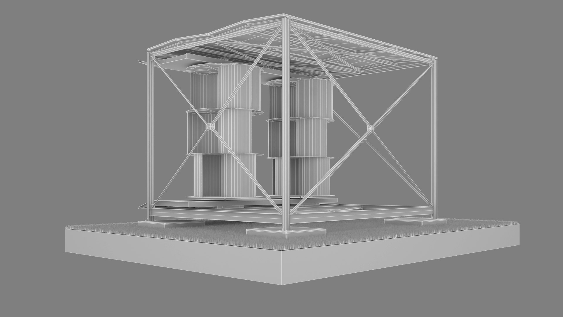 3D Small Wind Farm - TurboSquid 2032076