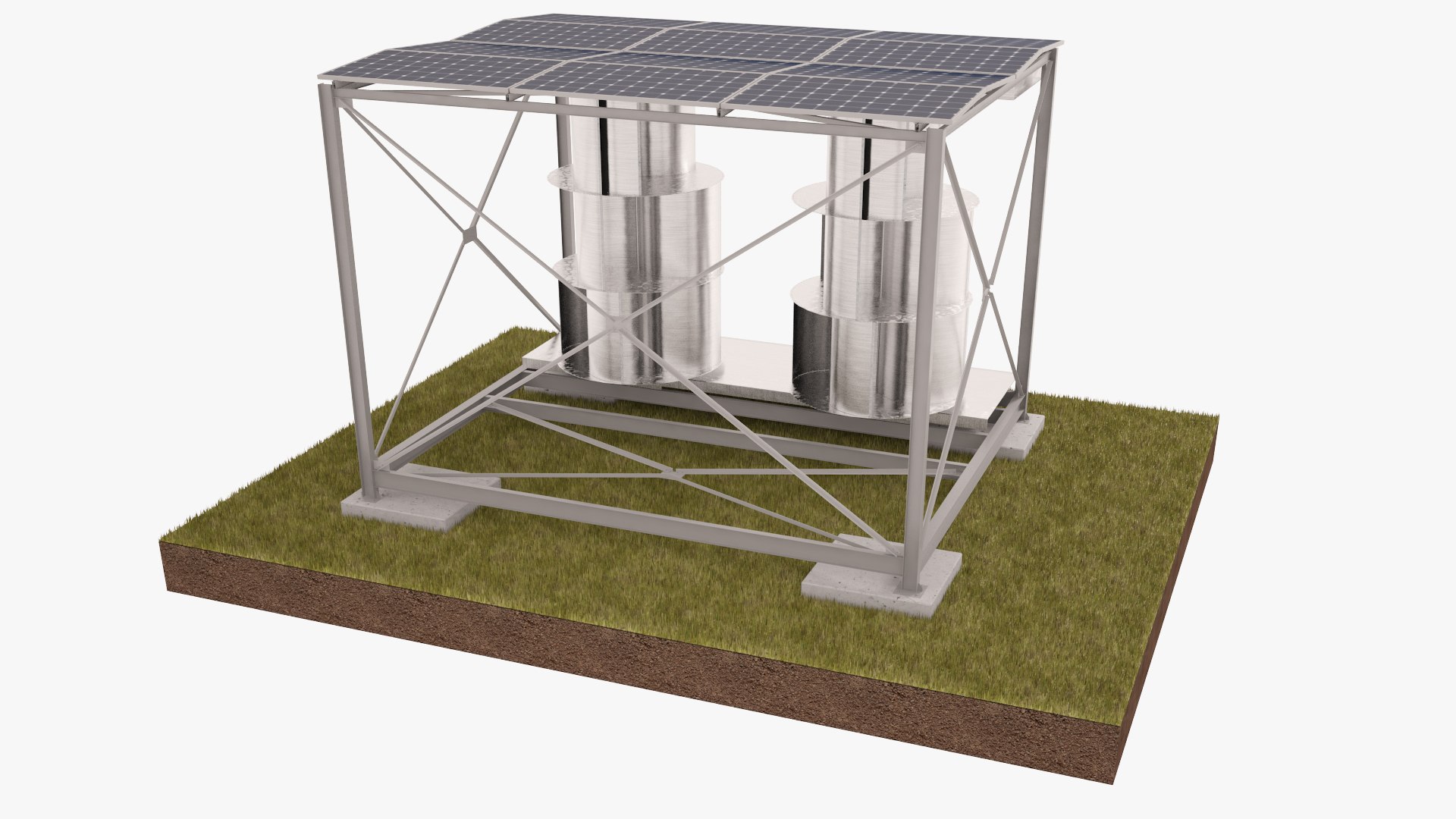 3D Small Wind Farm - TurboSquid 2032076