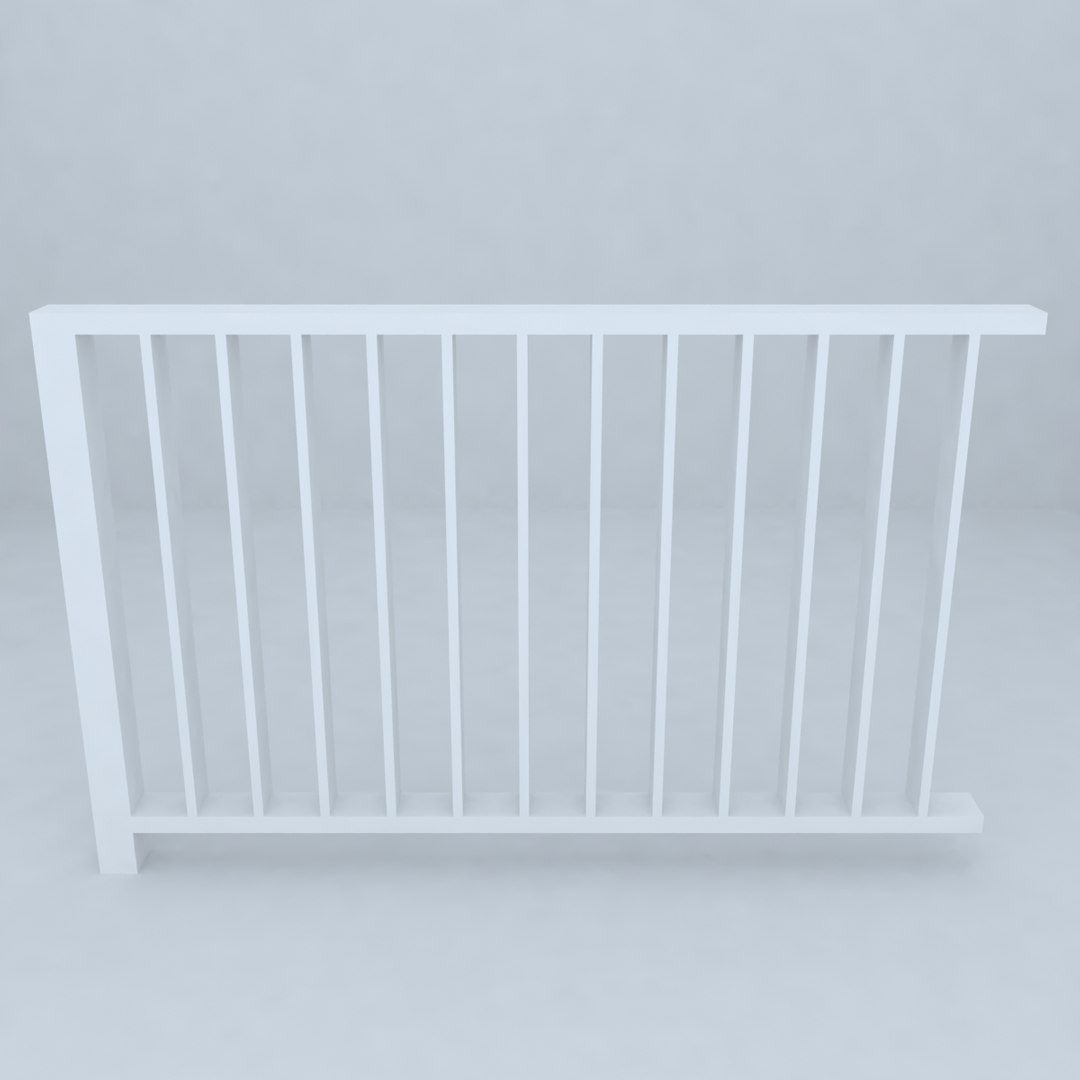 Fence Railing 3d Max