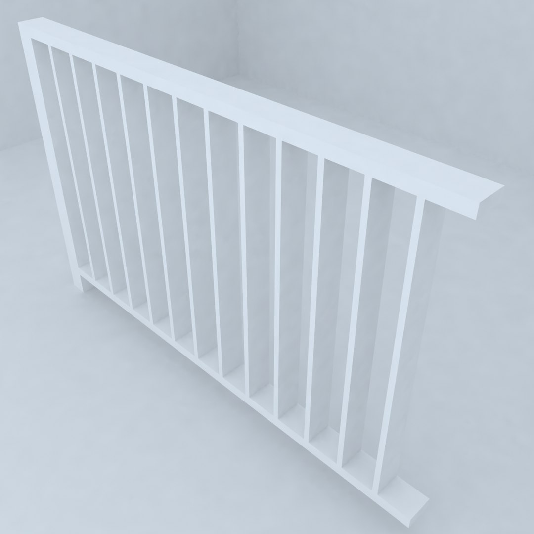 Fence Railing 3d Max