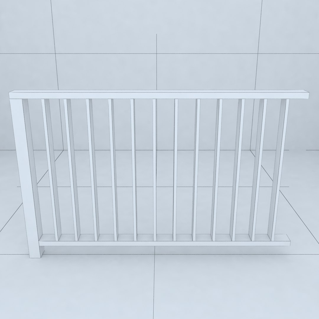 Fence Railing 3d Max