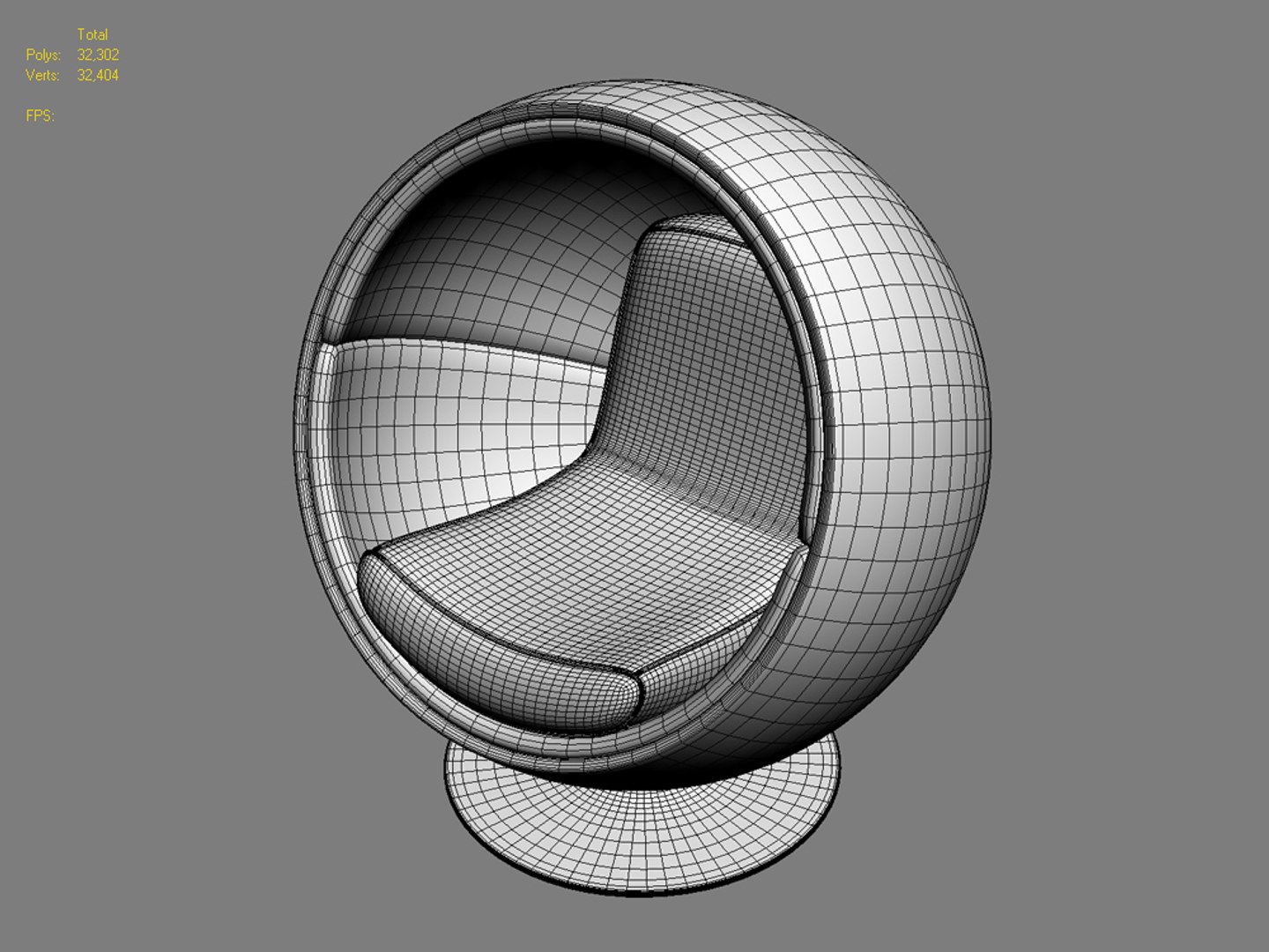 Ball Chair 3d Max