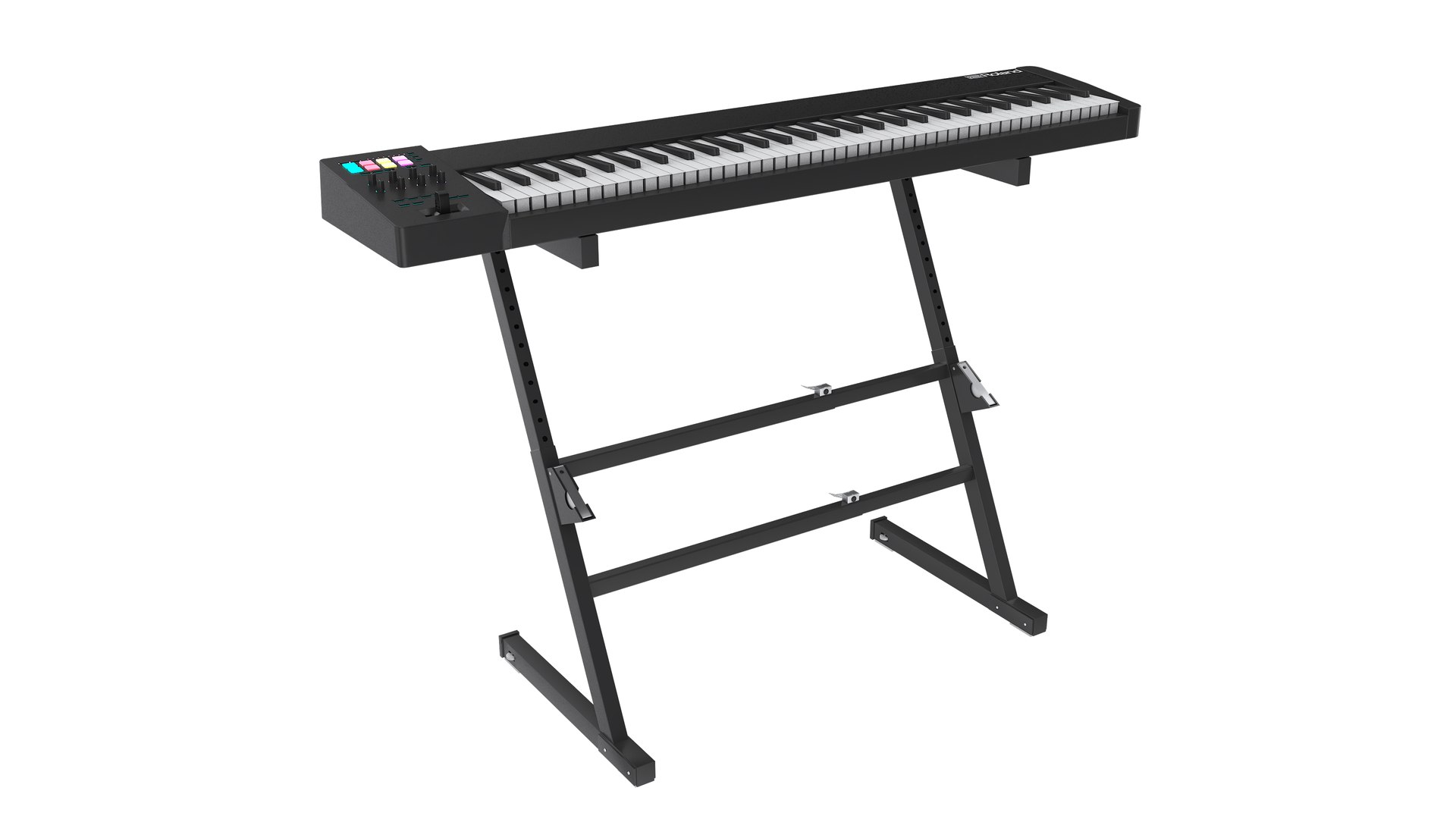 Midi Keyboard And Stand 3D Model - TurboSquid 2277003