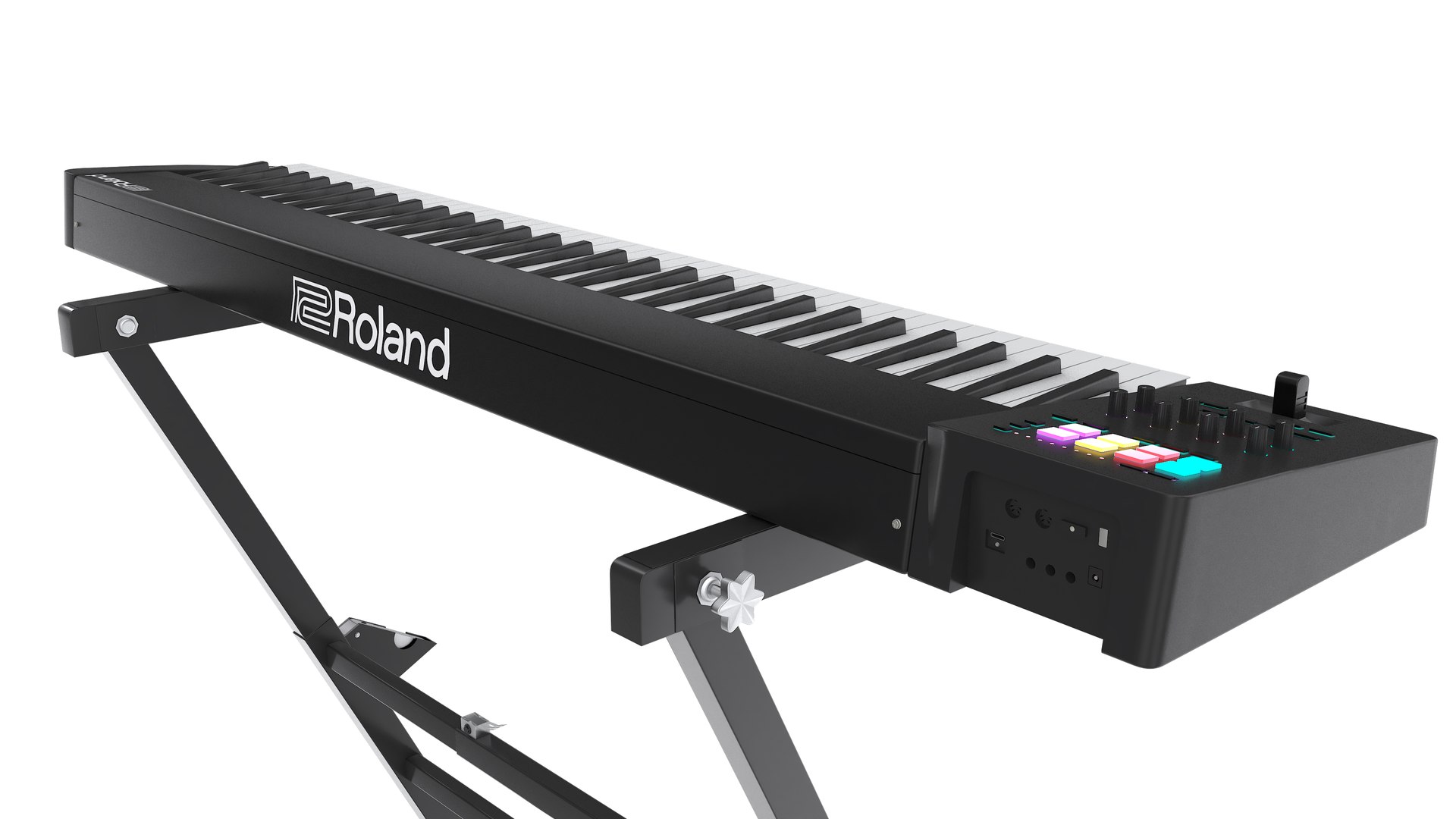 Midi Keyboard And Stand 3D Model - TurboSquid 2277003