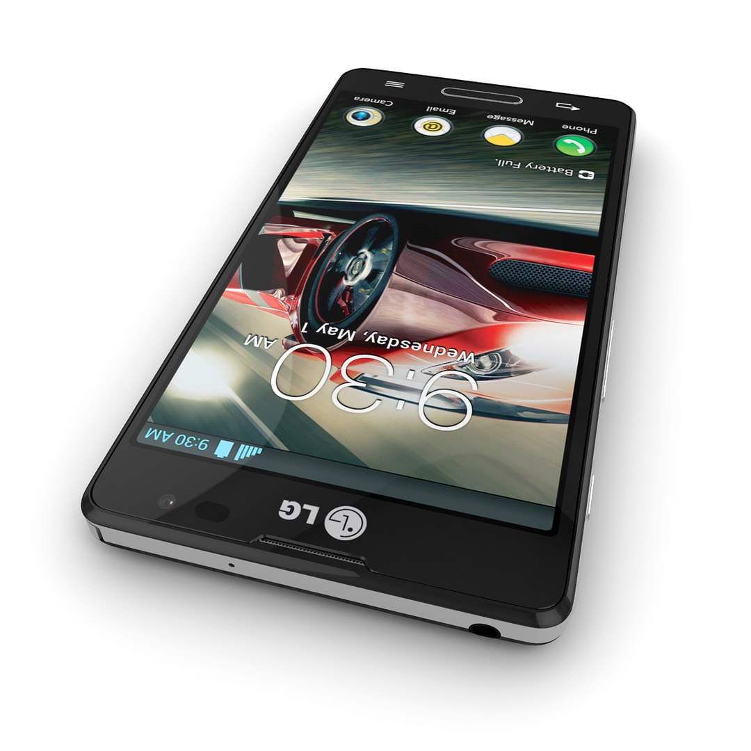 3d Lg Optimus F7 Black Model