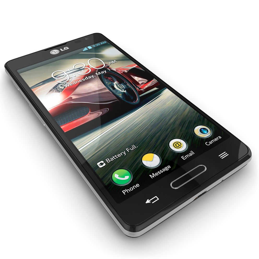3d Lg Optimus F7 Black Model