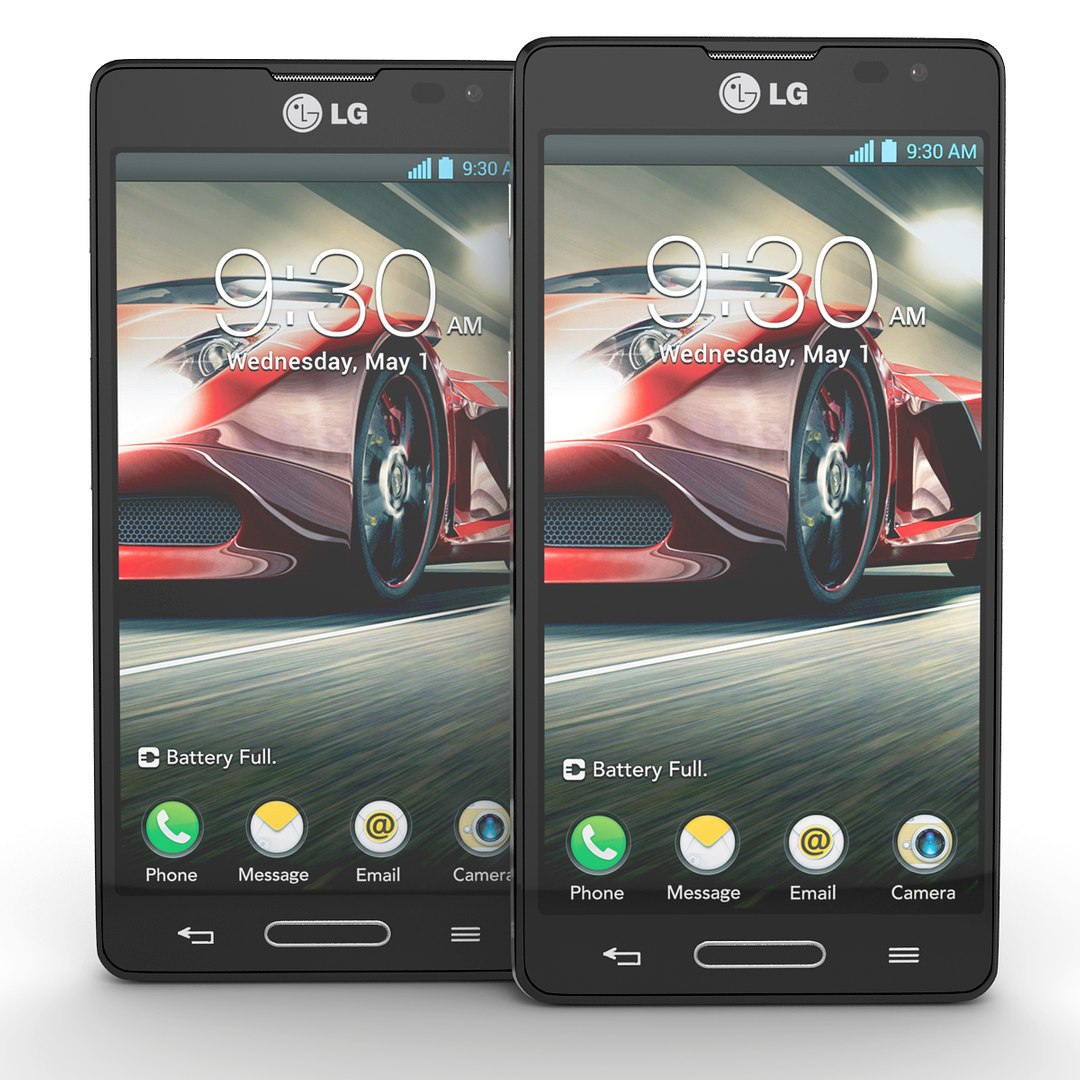 3d Lg Optimus F7 Black Model