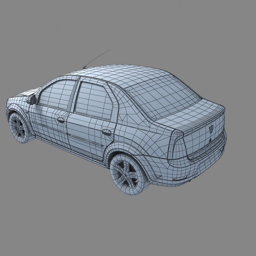 3d Dacia Logan Model