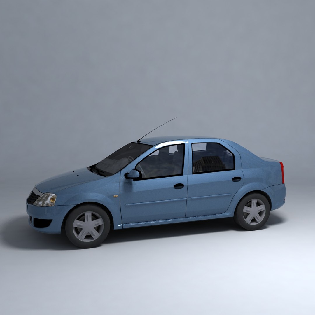 3d Dacia Logan Model