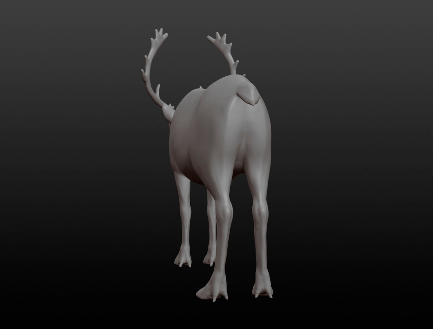 Reindeer Base Mesh 3D - TurboSquid 1720618