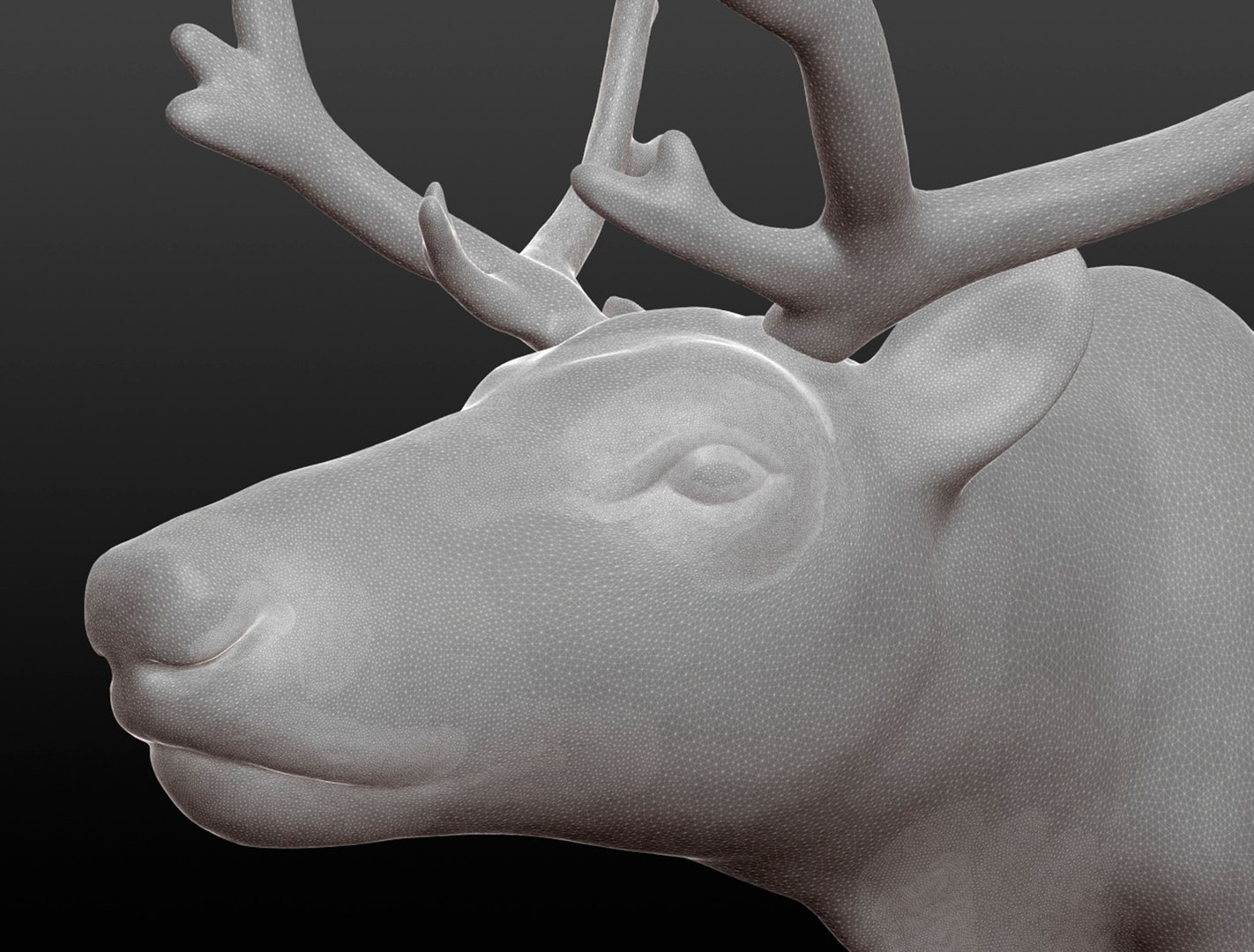 Reindeer base mesh 3D - TurboSquid 1720618