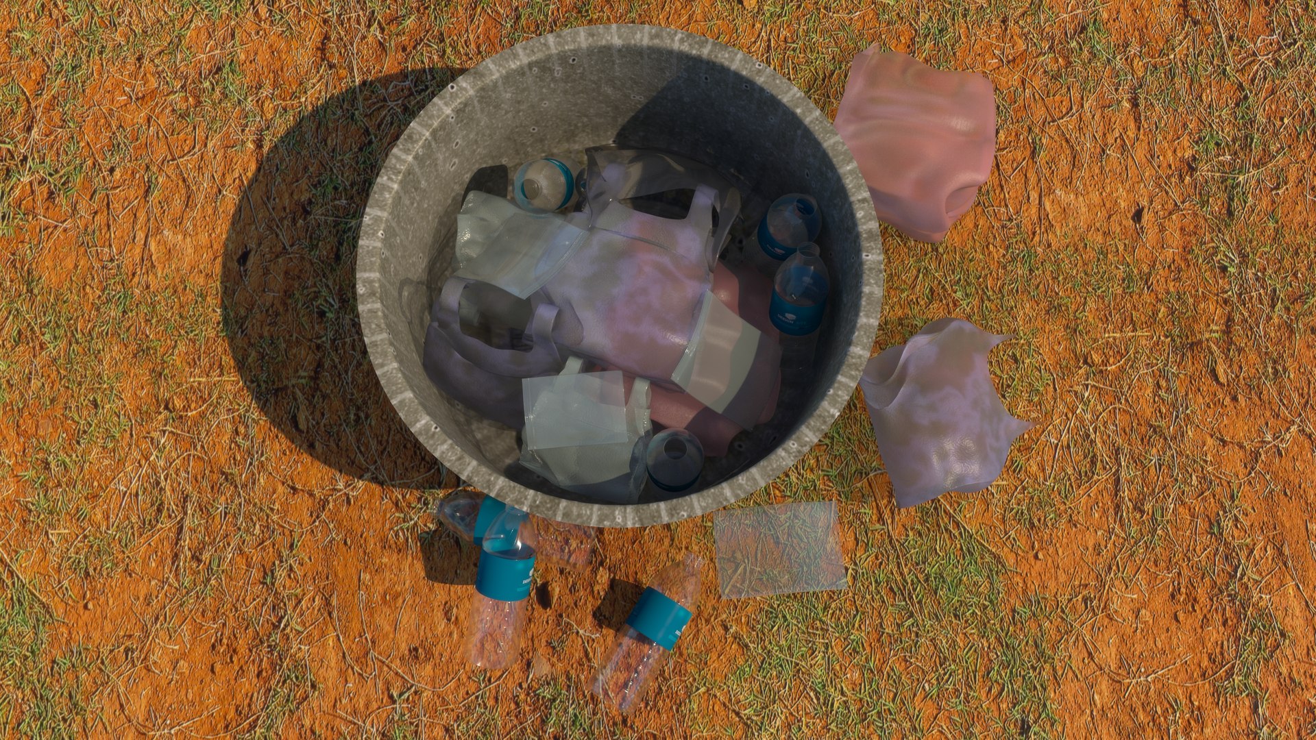 Plastic Waste Model - TurboSquid 2329310