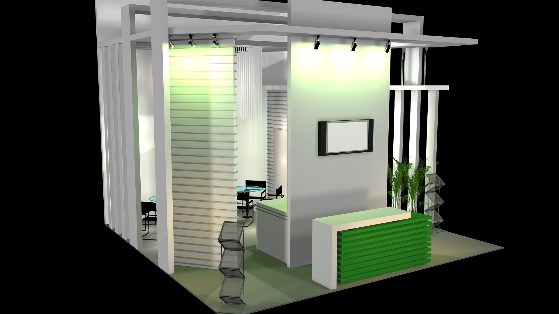 2 Side Open Stand 3D Model - TurboSquid 1996091