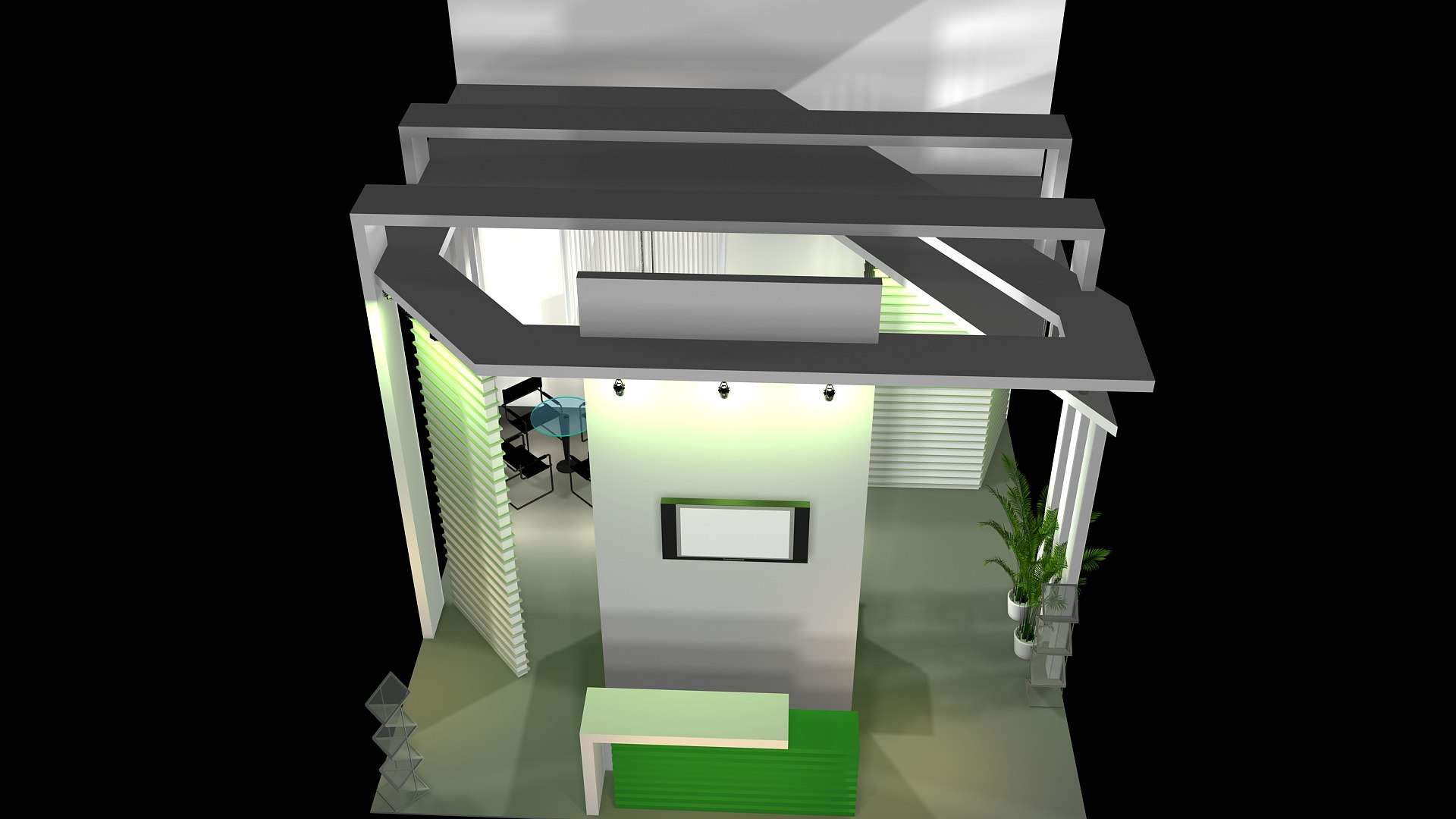 2 Side Open Stand 3D Model - TurboSquid 1996091