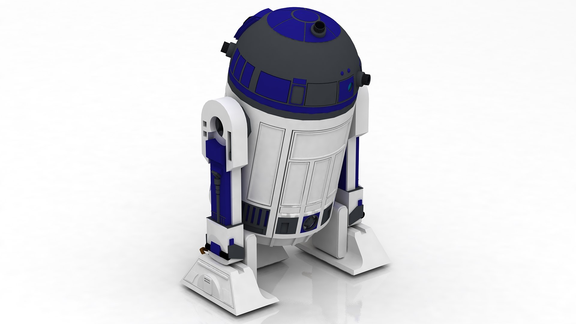 R2 D2 R2d2 Star Wars 3D Model - TurboSquid 1616951
