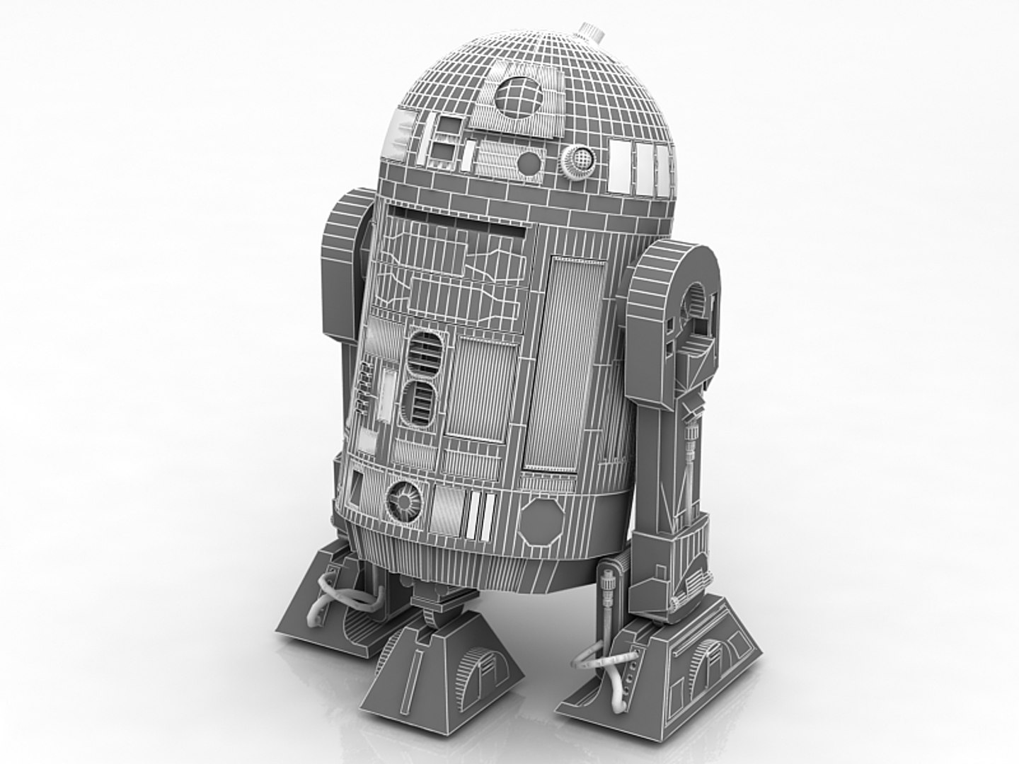 R2 D2 R2d2 Star Wars 3D Model - TurboSquid 1616951