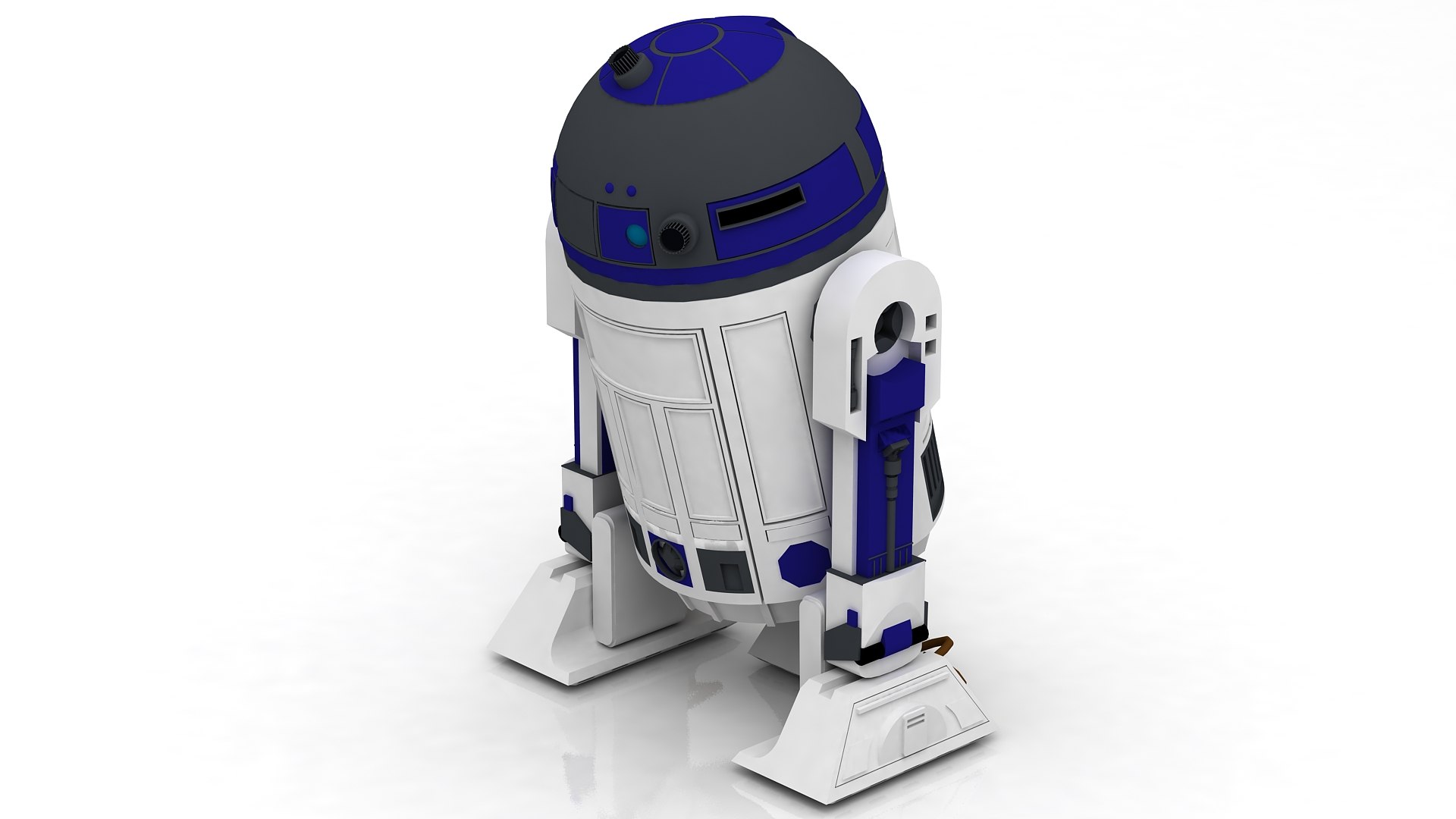 R2 D2 R2d2 Star Wars 3D Model - TurboSquid 1616951