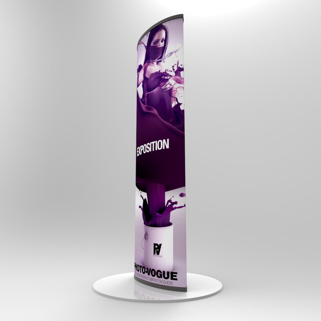 3d Model Totem Sign Advertising