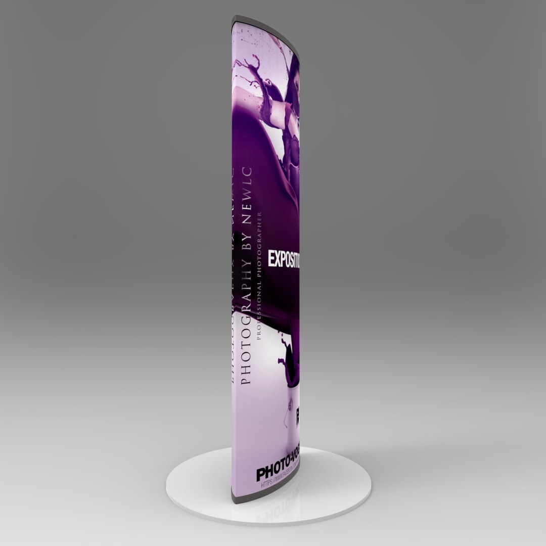 3d Model Totem Sign Advertising