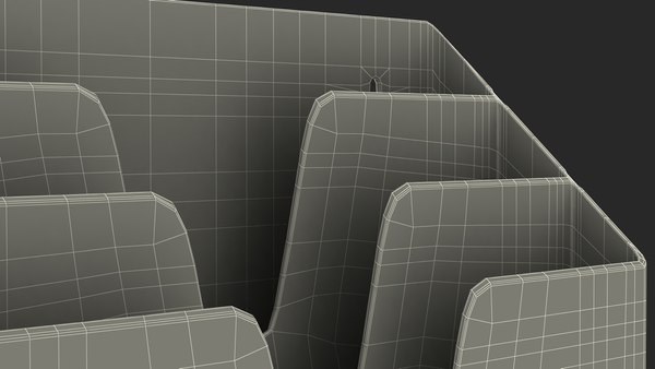 Horizontal Folder Organizer Black 3D model - TurboSquid 1774584