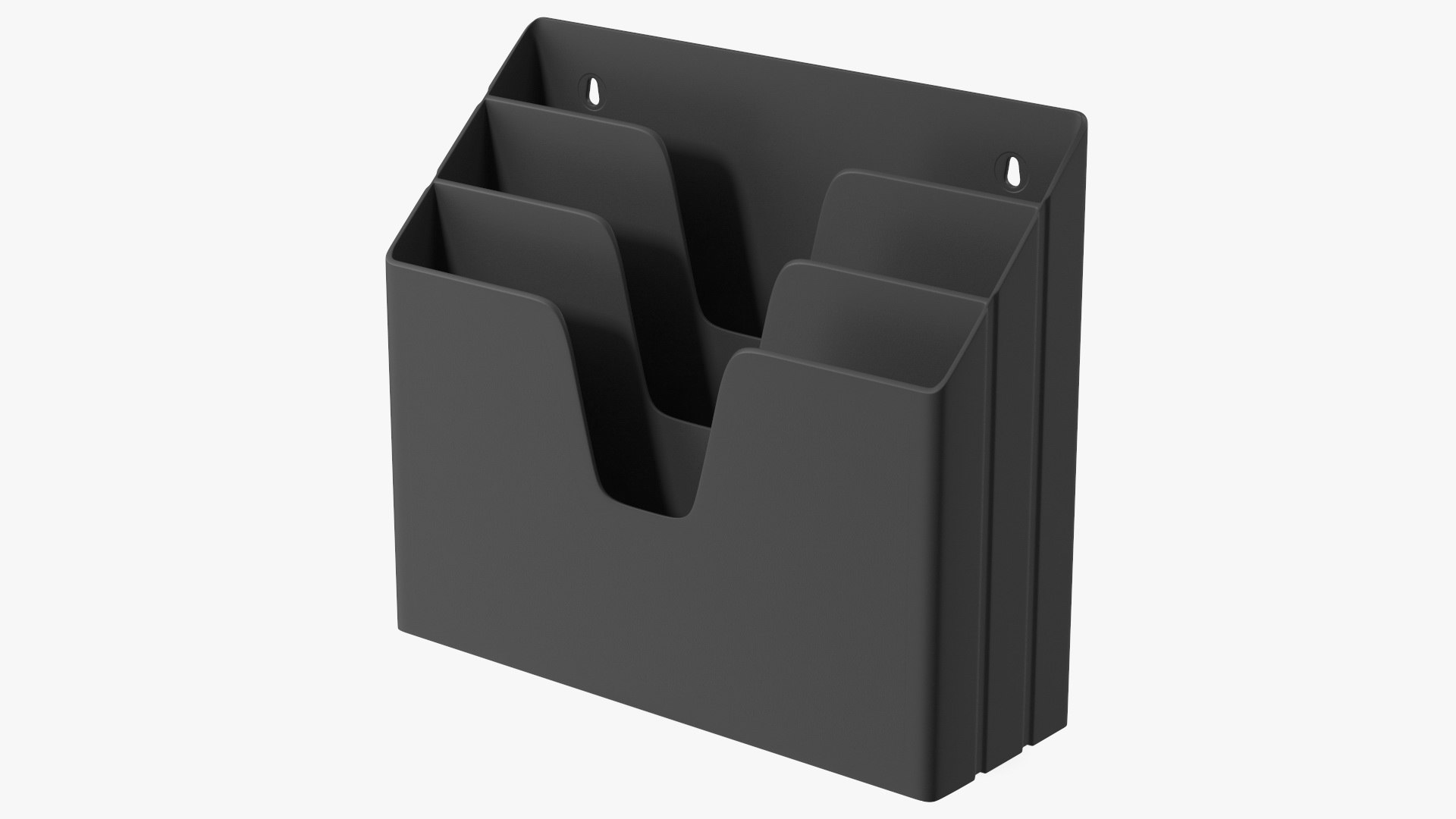 Horizontal Folder Organizer Black 3D model - TurboSquid 1774584