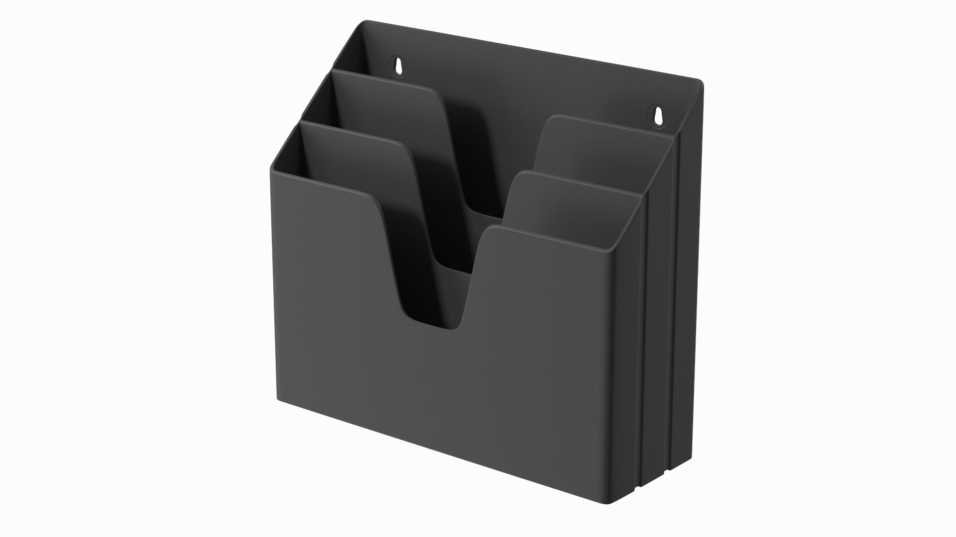 Horizontal Folder Organizer Black 3D Model - TurboSquid 1774584