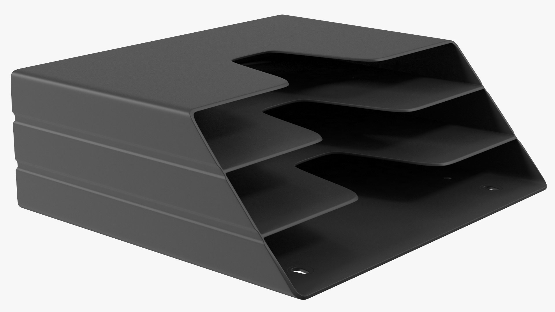 Horizontal Folder Organizer Black 3D model - TurboSquid 1774584