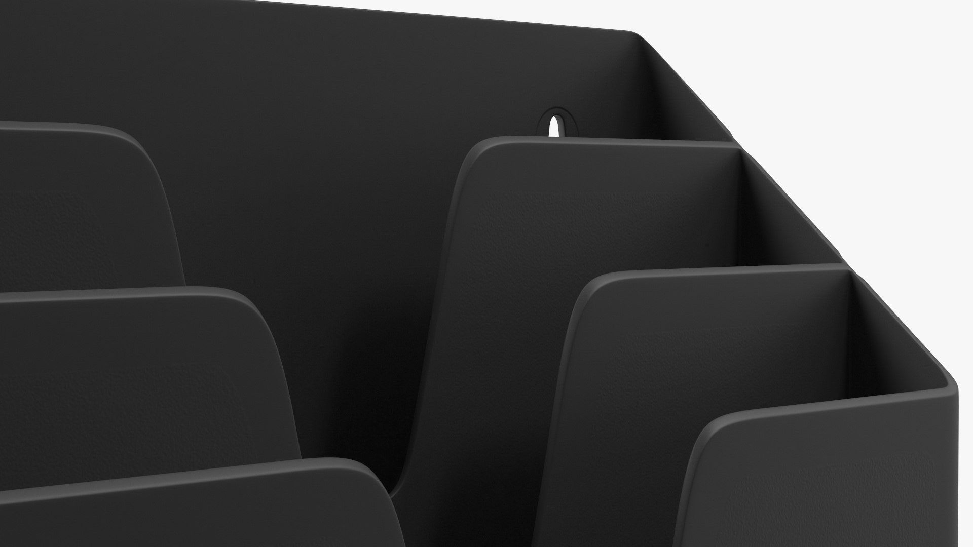 Horizontal Folder Organizer Black 3D model - TurboSquid 1774584