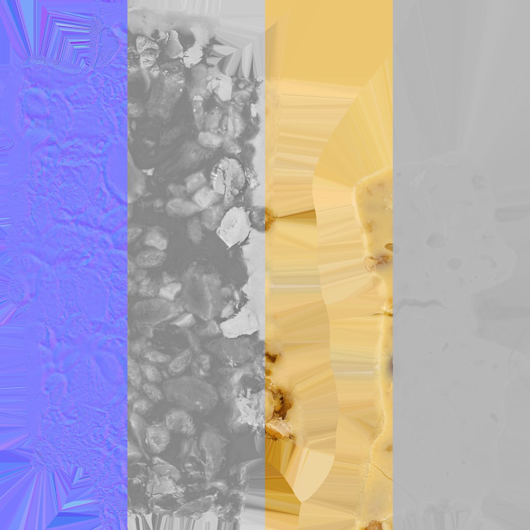 Protein Bar With Caramel And Nuts 01 Bitten 3D - TurboSquid 2075107