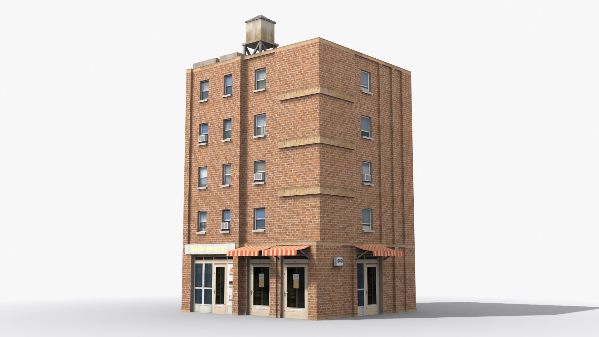 3D Apartment Building x30 model - TurboSquid 1814559