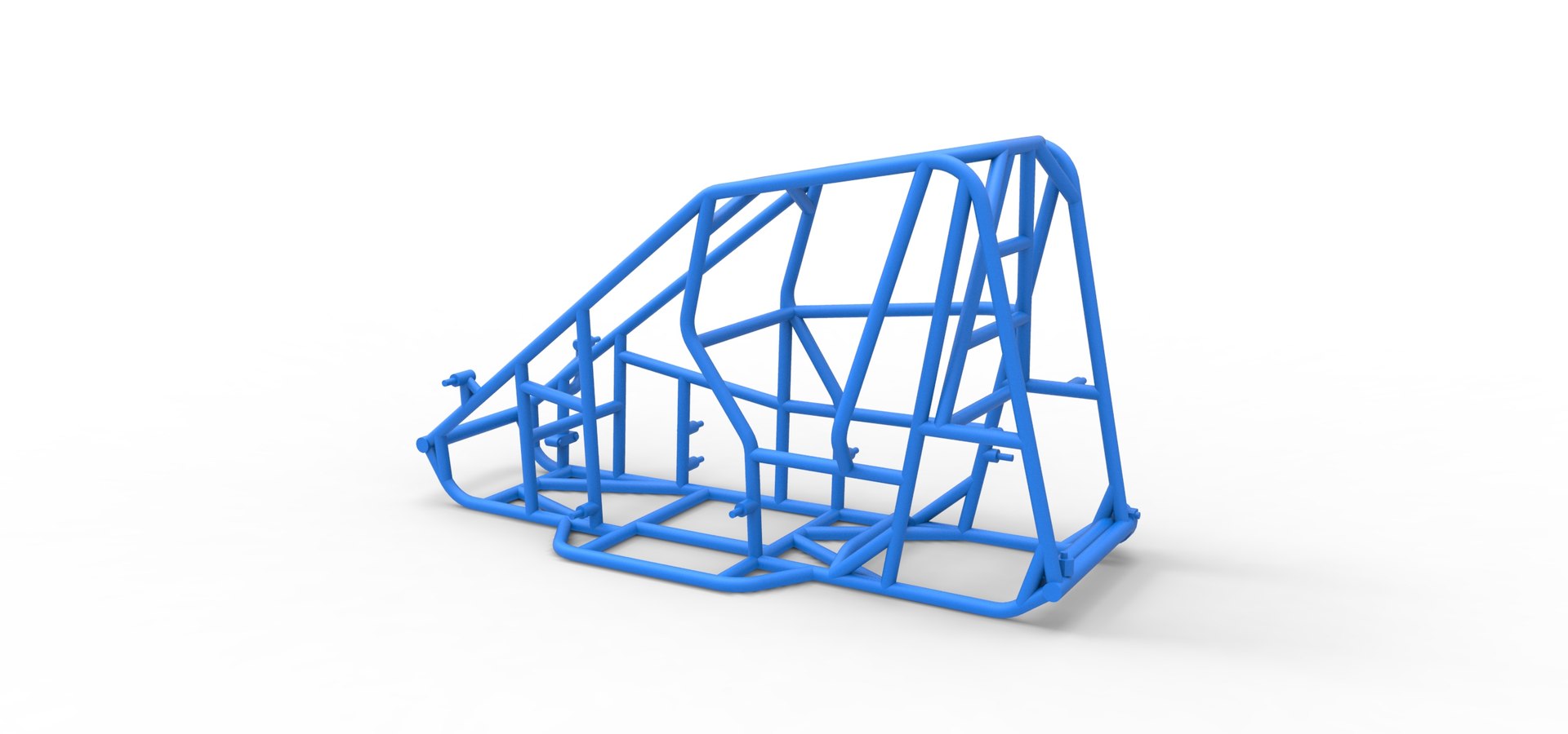 Diecast Frame Of 600 Micro Sprint Car Scale 1 To 25 3D Model ...