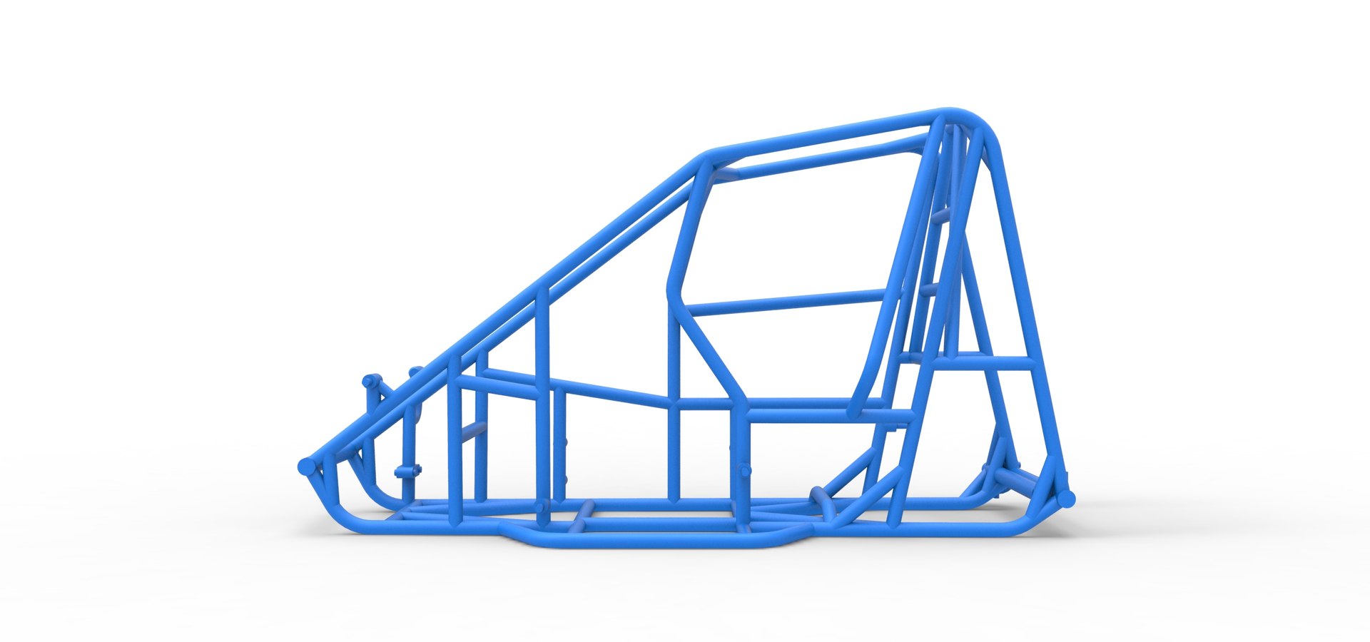 Diecast Frame Of 600 Micro Sprint Car Scale 1 To 25 3D Model ...