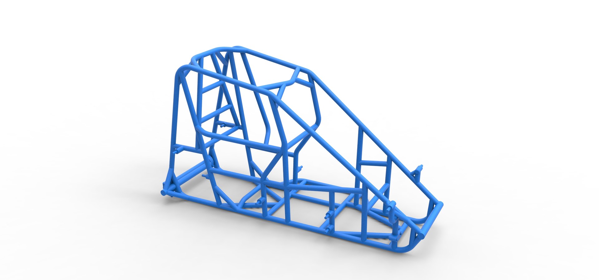 Diecast Frame Of 600 Micro Sprint Car Scale 1 To 25 3D Model ...