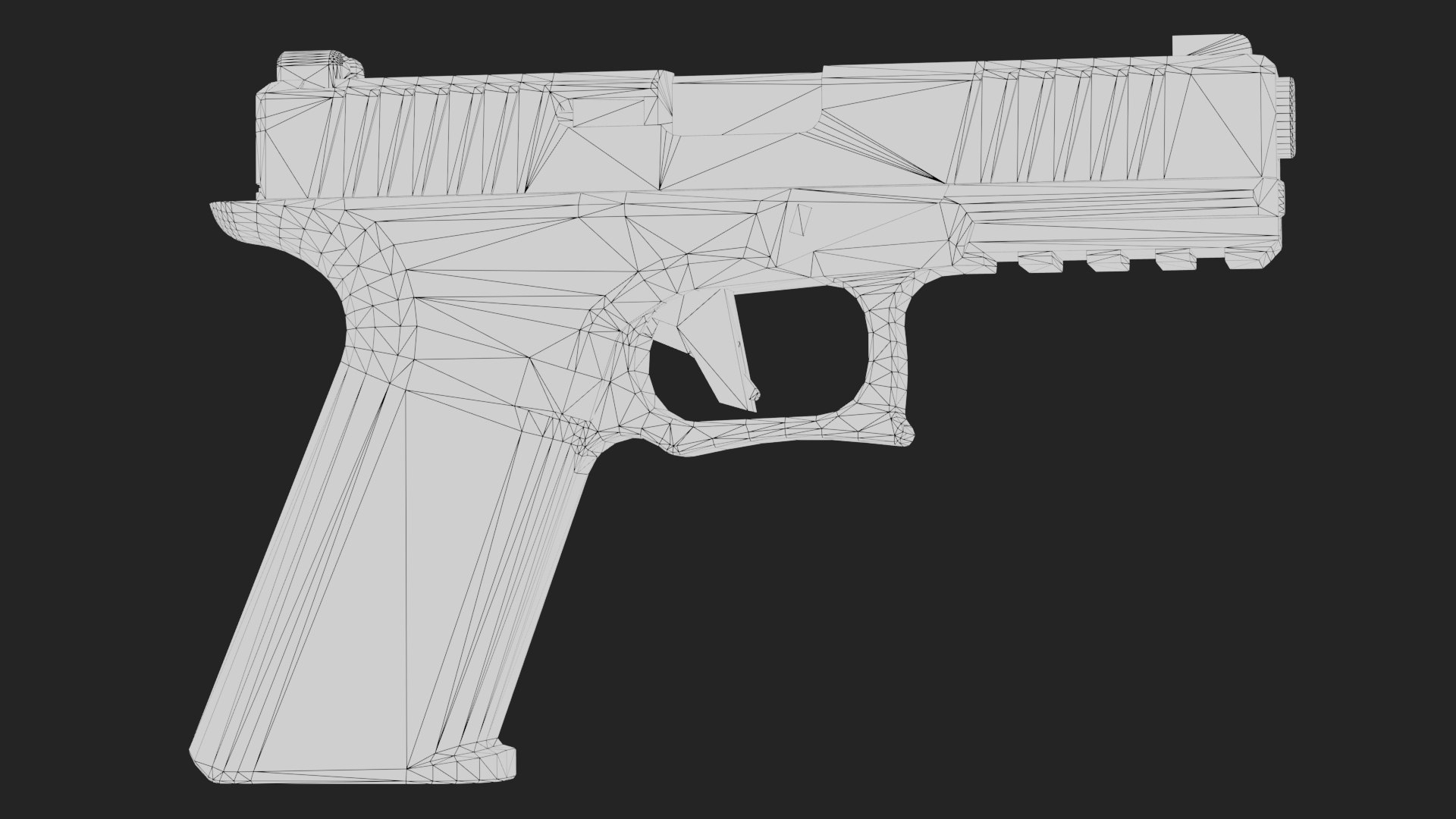 Pistol PF940 3D model - TurboSquid 2098079