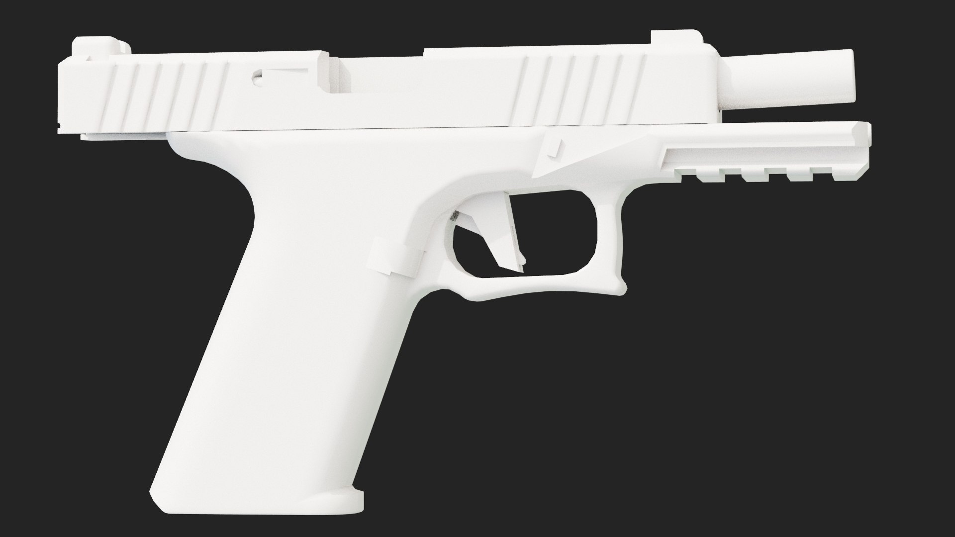 Pistol PF940 3D model - TurboSquid 2098079