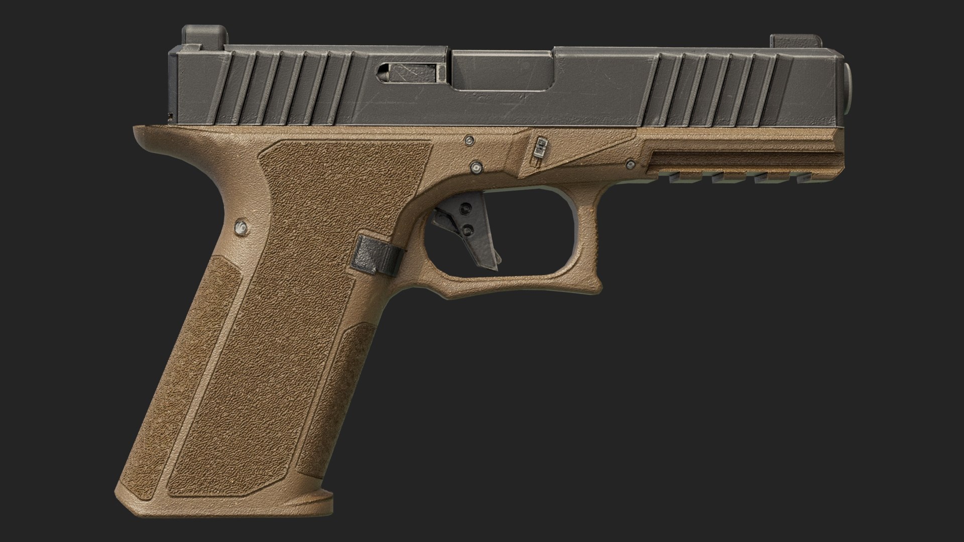 Pistol PF940 3D model - TurboSquid 2098079